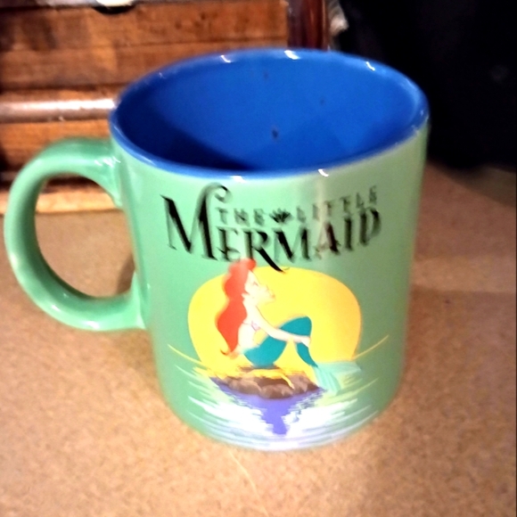 Disney | Kitchen | Disney Green The Little Mermaid Ceramic Mug | Poshmark